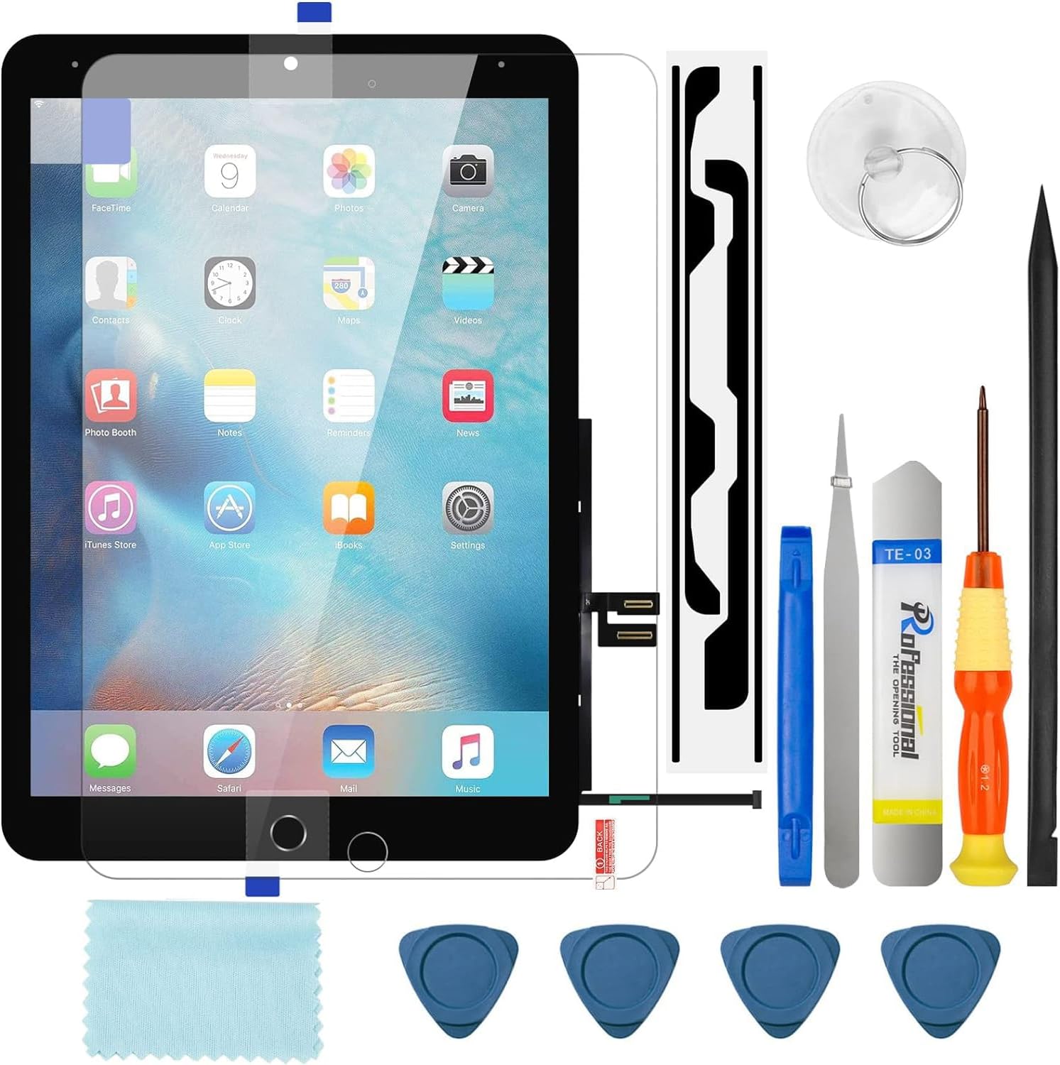 S-Union Screen Replacement Kit with Tempered Glass Film,Upgraded Touch ...