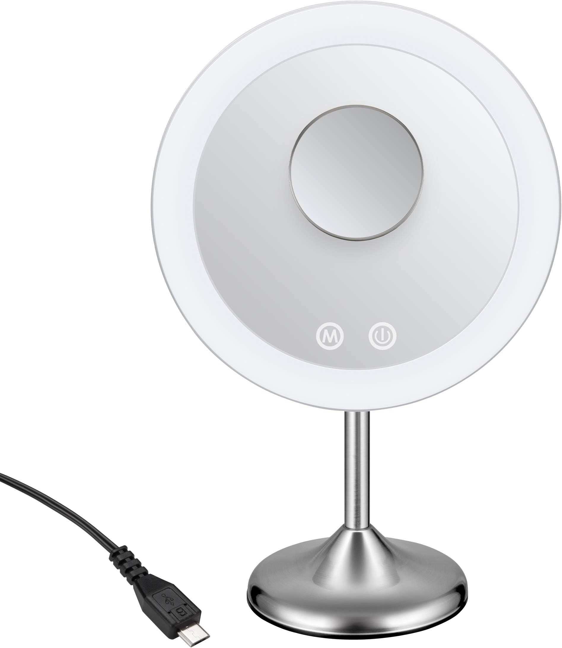 Amazon.com : Conair Lighted Makeup Mirror with 10X Spot Magnification ...