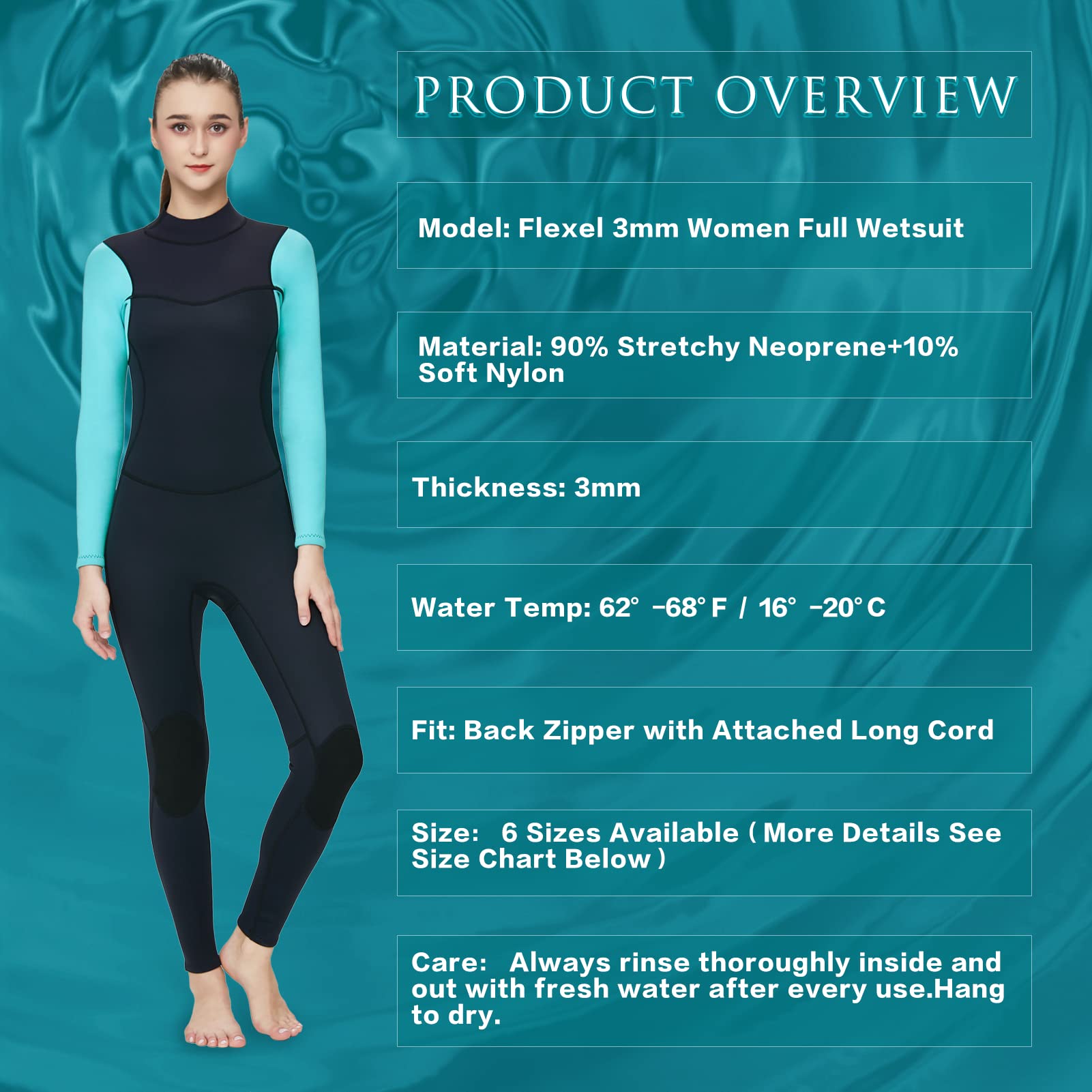 Triathlon Suits Mens FLEXEL Full Wetsuit Men And Women,3mm Warm ...