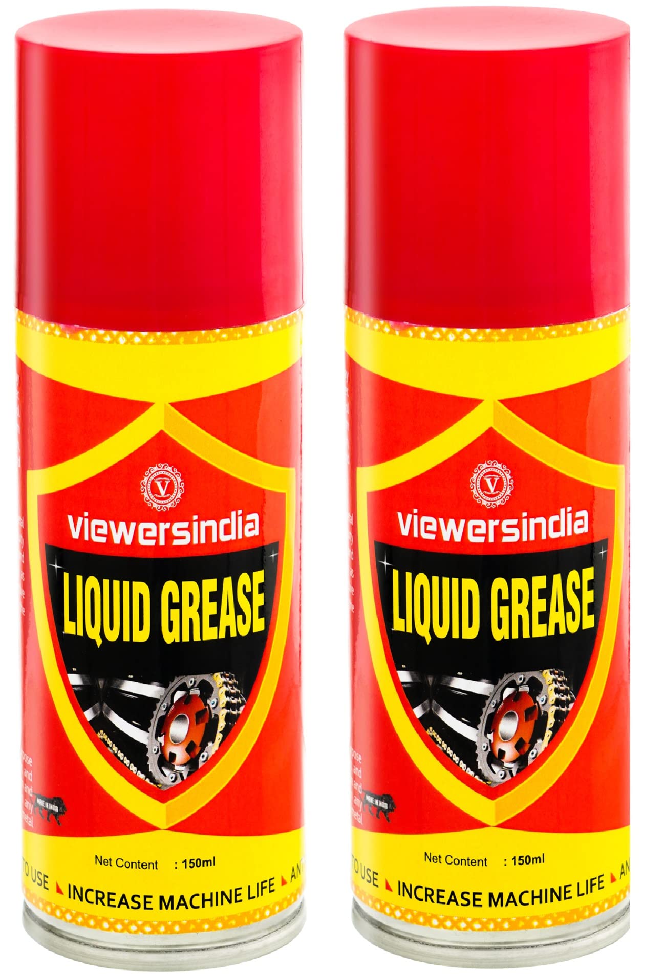 Liquid Grease Spray 150ml Each (VLG150-2) : Amazon.in: Car & Motorbike