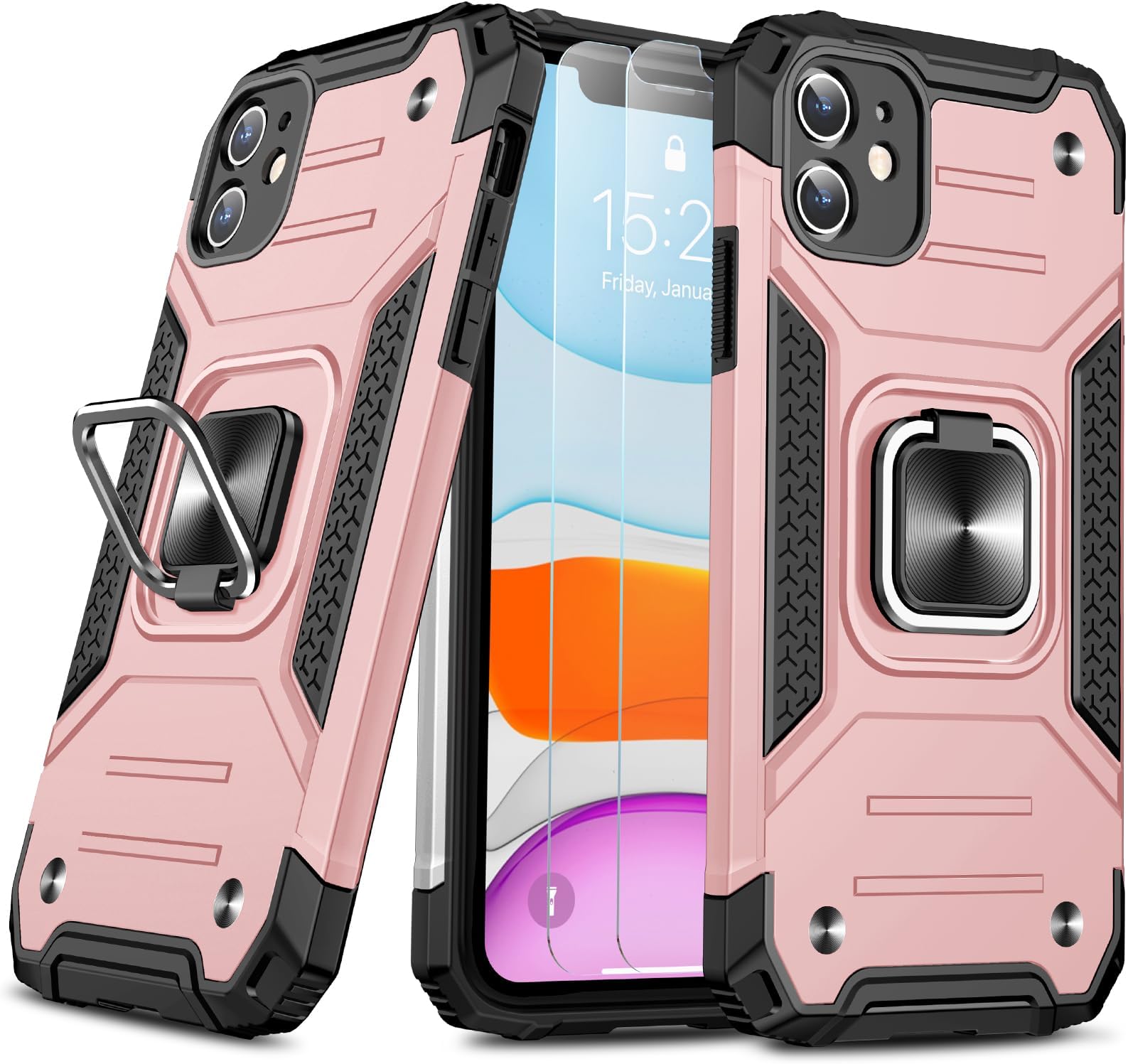 Amazon.com: TORRTOWAY Case for iPhone 11 Case Military Grade Drop Case ...