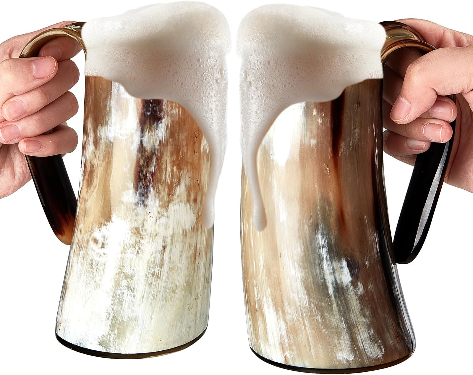 Amazon.com | Sieral 2 Pcs Viking Horn Mug 12 oz Viking Drinking Horn ...
