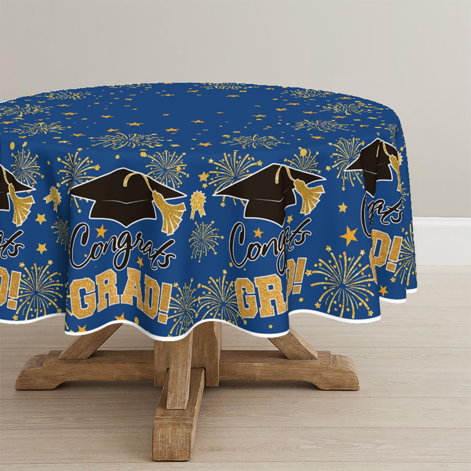 Amazon.com: Horaldaily Graduation Round Tablecloth 70×70 Inch Round ...