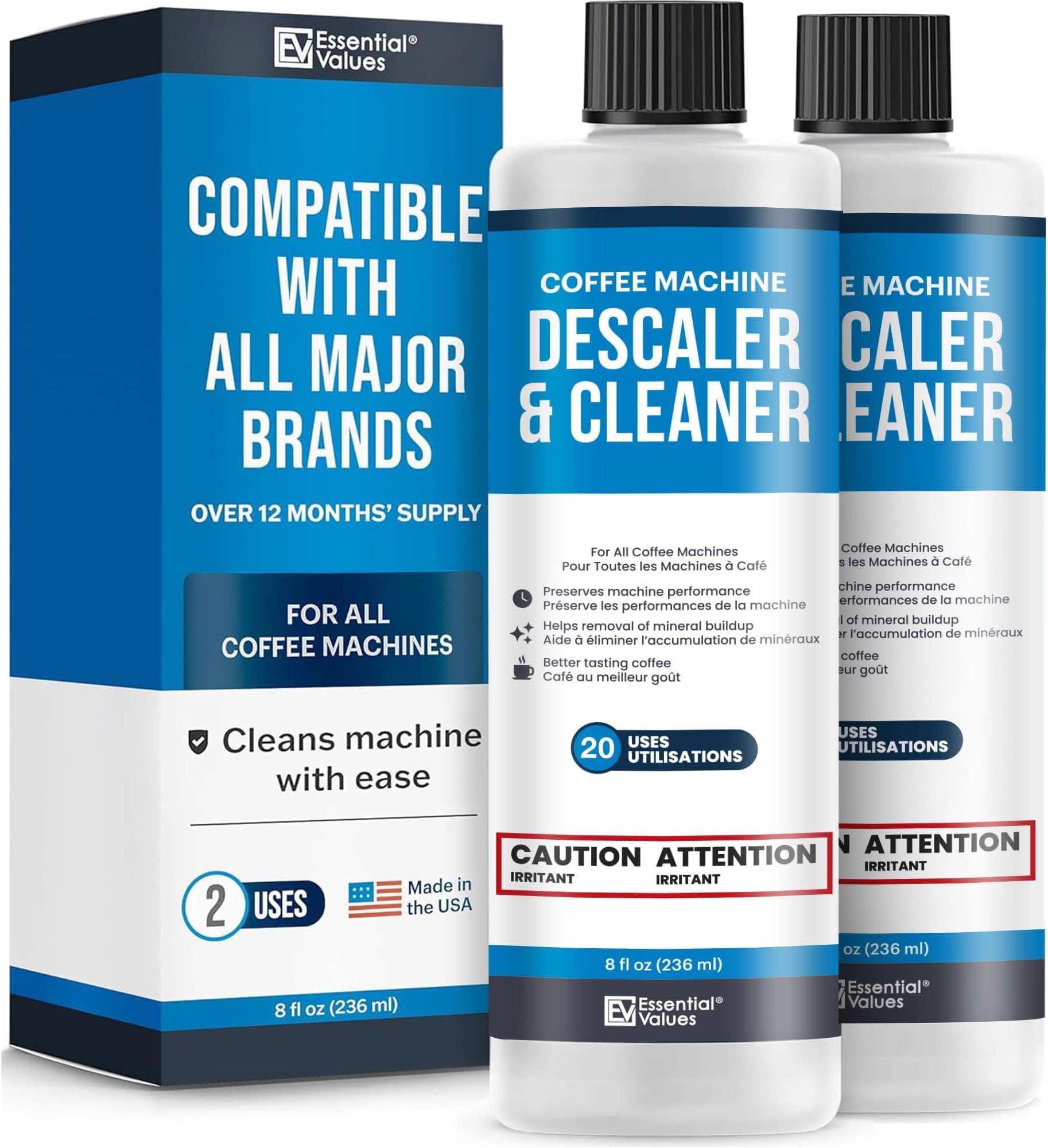 Universal Descaling Solution (2 Pack, 4 Uses Total), Designed For ...