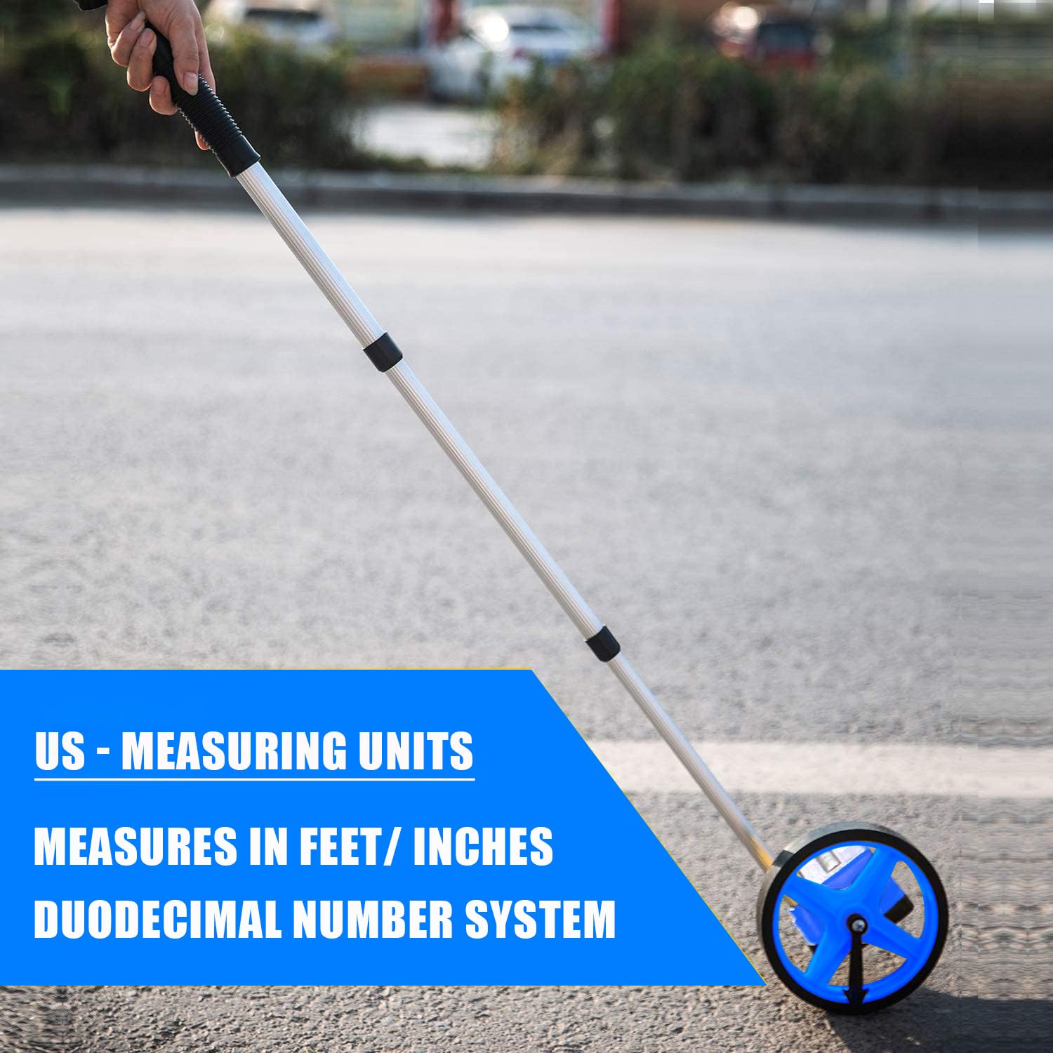 Snapklik.com : Zozen Measuring Wheel, Blue 6Inch Measure Wheel ...