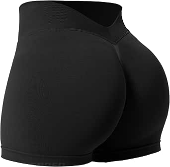YEOREO Workout Scrunch Shorts Women V Back Gym Butt Lifting Liz High ...