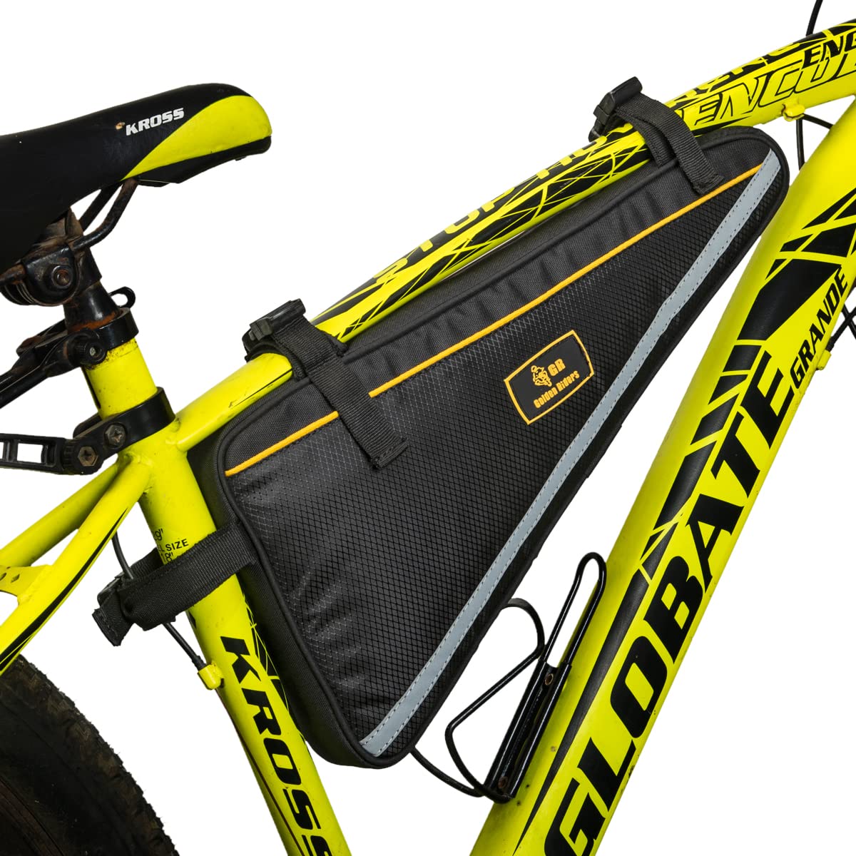 GR GOLDEN RIDERS | Trigon | Bike Frame Bag for Bicycle-Bike Pouch Bike ...
