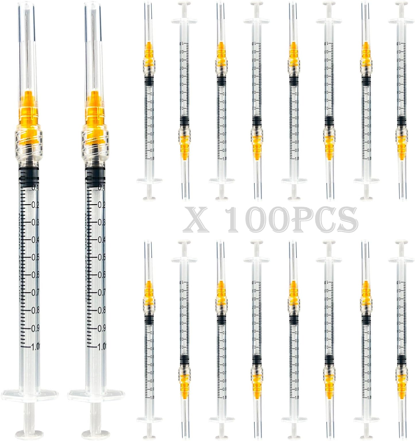 Amazon.com: CODAN Luer-Lock O-Ring Syringes, 5 mL (10 Pack) : Health ...