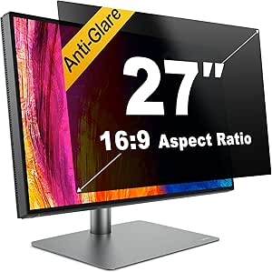Amazon.com: TOPrivaTech Computer Privacy Screen 27 Inch 16:9, 1-Pack ...