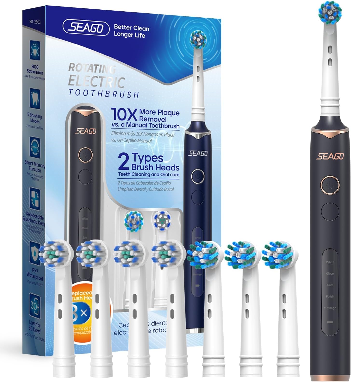Amazon.com: Quip Rev 360 Oscillating Rechargeable Electric Toothbrush ...