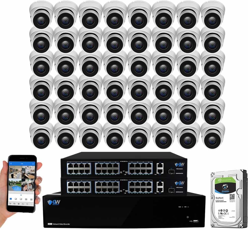 Amazon.com : GW Security 64 Channel PoE NVR UltraHD 4K Smart AI ...