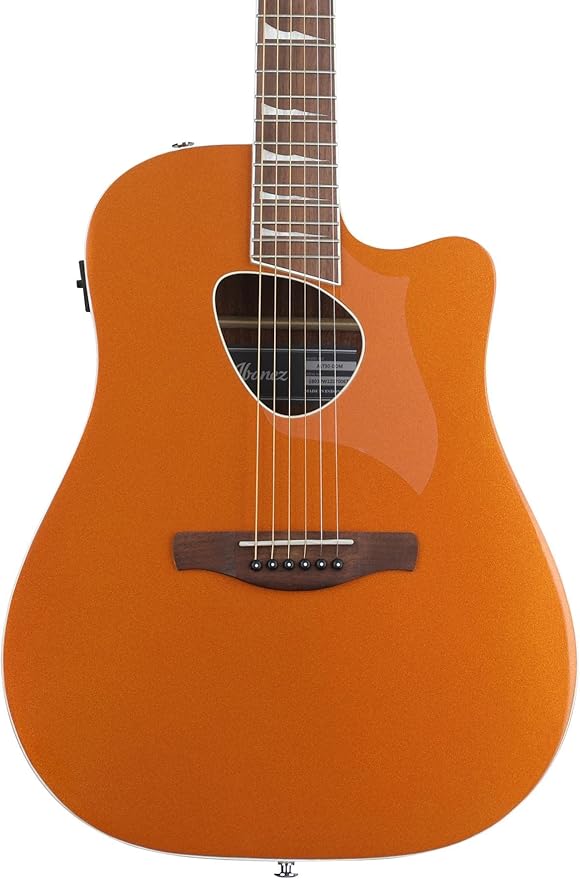 Amazon.com: Ibanez Altstar ALT30 Acoustic-Electric Guitar - Dark Orange ...