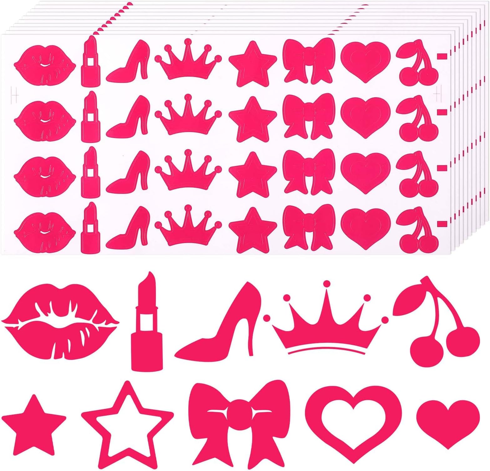 Amazon.com: Tanning Sunbathing Stickers, 500Pcs Self Adhesive Removable ...