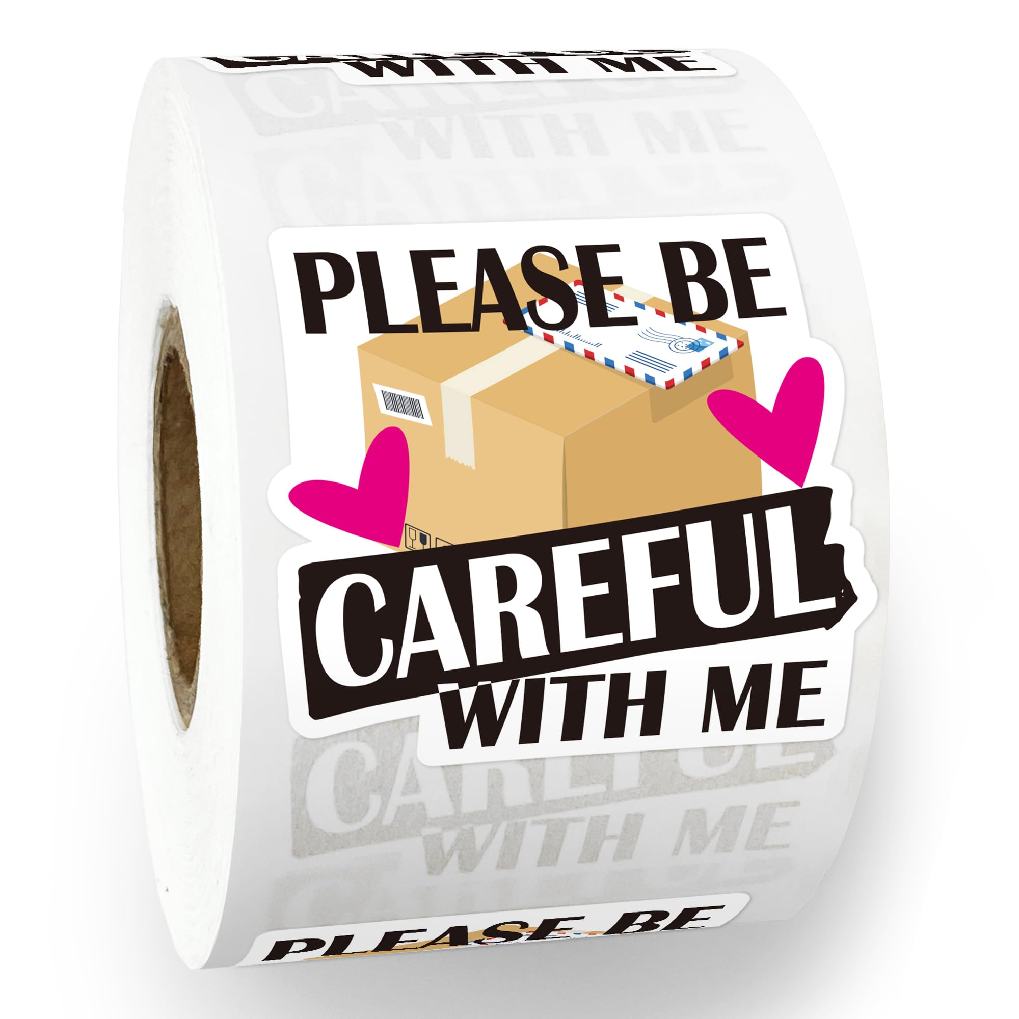 Amazon.com: Careful with Me Stickers Roll,Handle with Care Stickers,Do ...