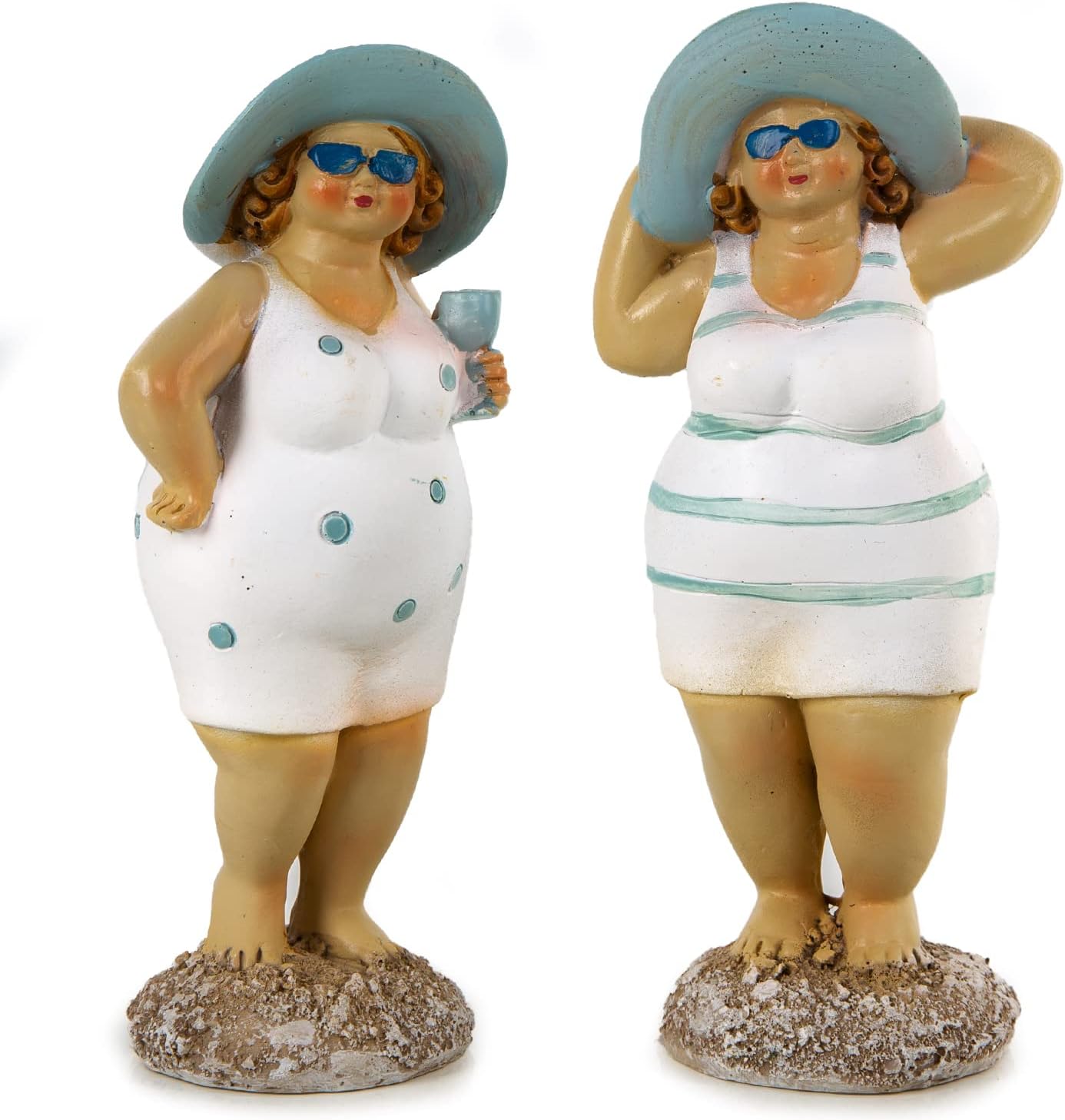 Amazon.de: Logbuch-Verlag 2 sommerliche Frauen Figuren Geschenk ...