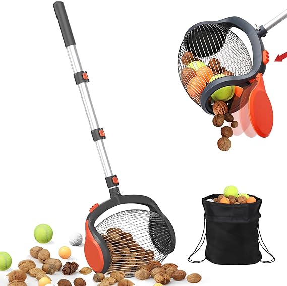 Amazon.com : Acorn Picker Upper Roller - Nut Gatherer with Foot ...