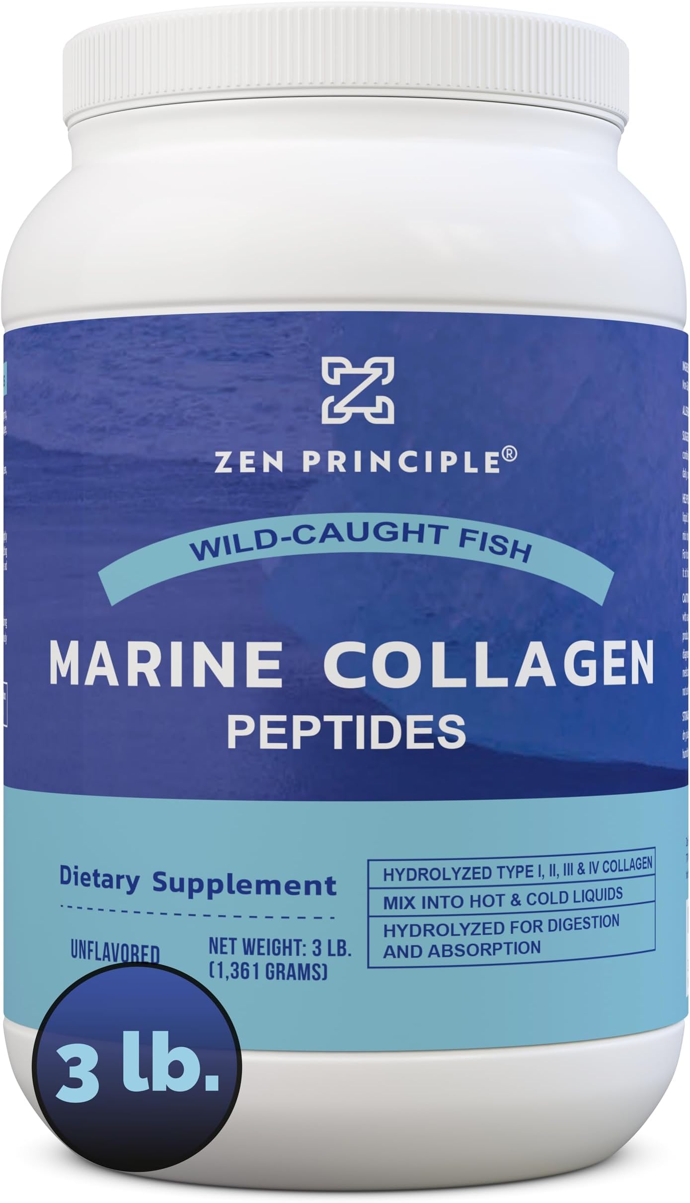 Amazon.com: ANDREW LESSMAN Marine Collagen Peptides Powder and MSM 120 ...