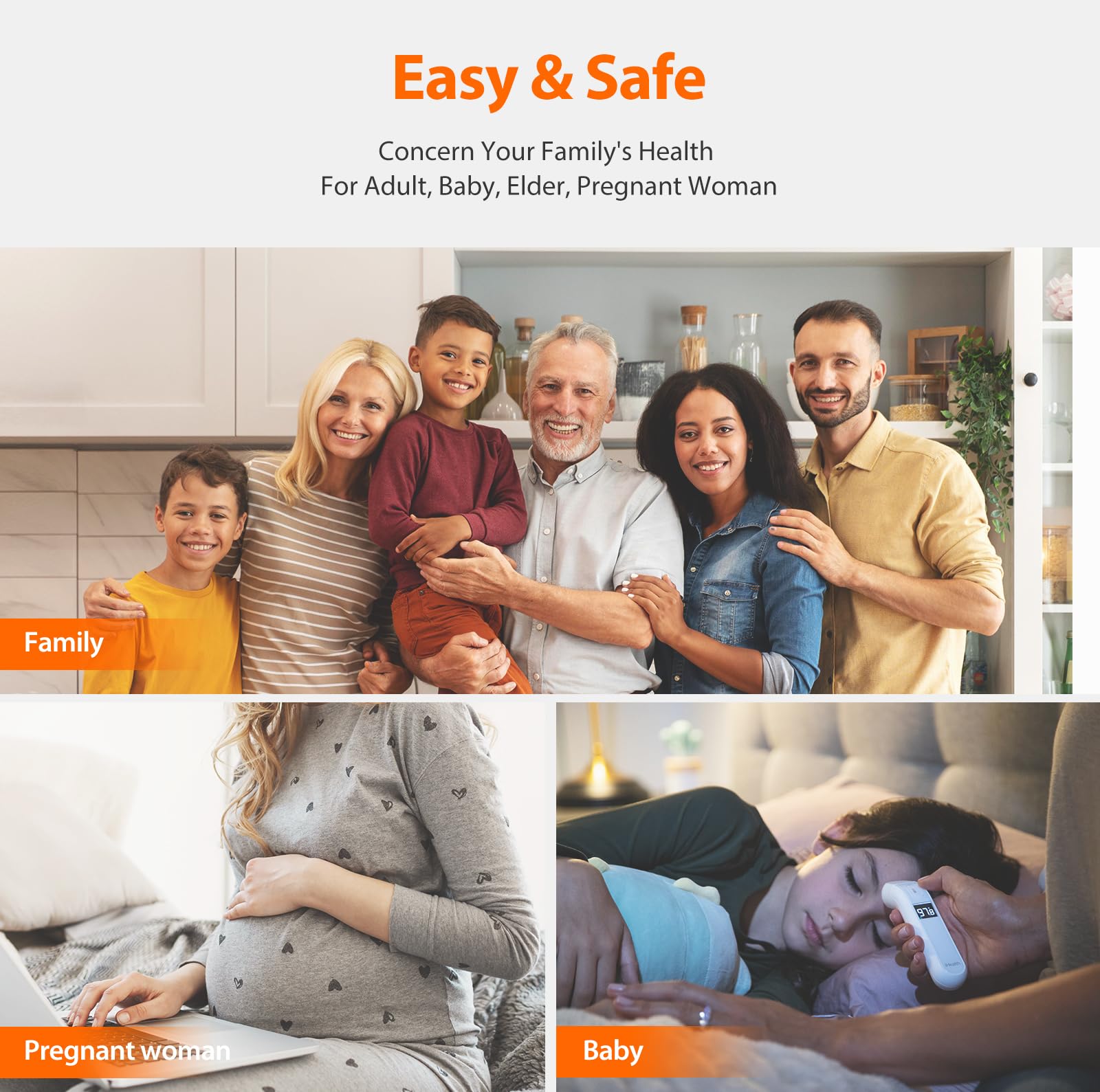 Snapklik.com : iHealth Digital Thermometer For Adults And Kids ...