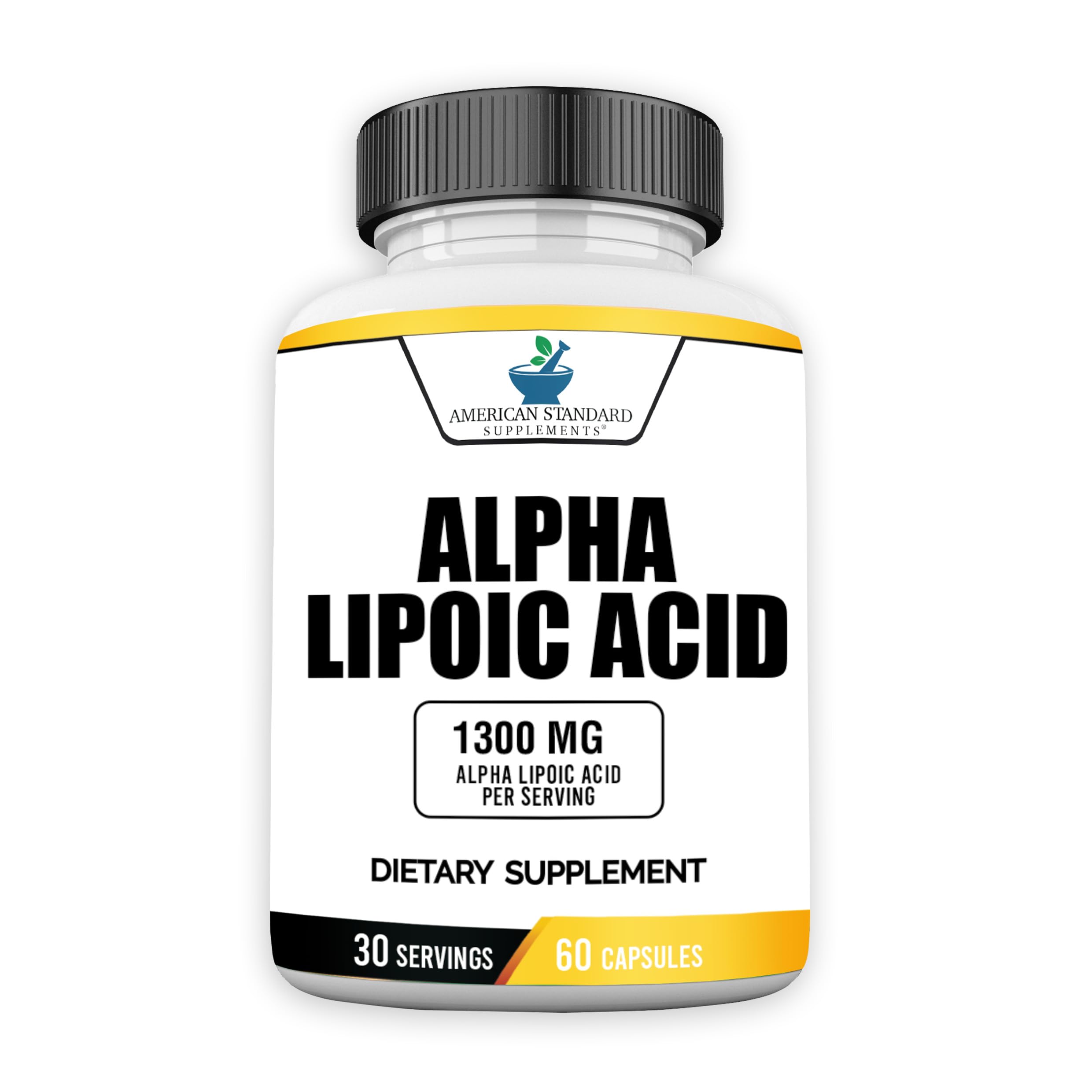 Amazon.com: American Standard Supplements Alpha Lipoic Acid 1300mg Per ...
