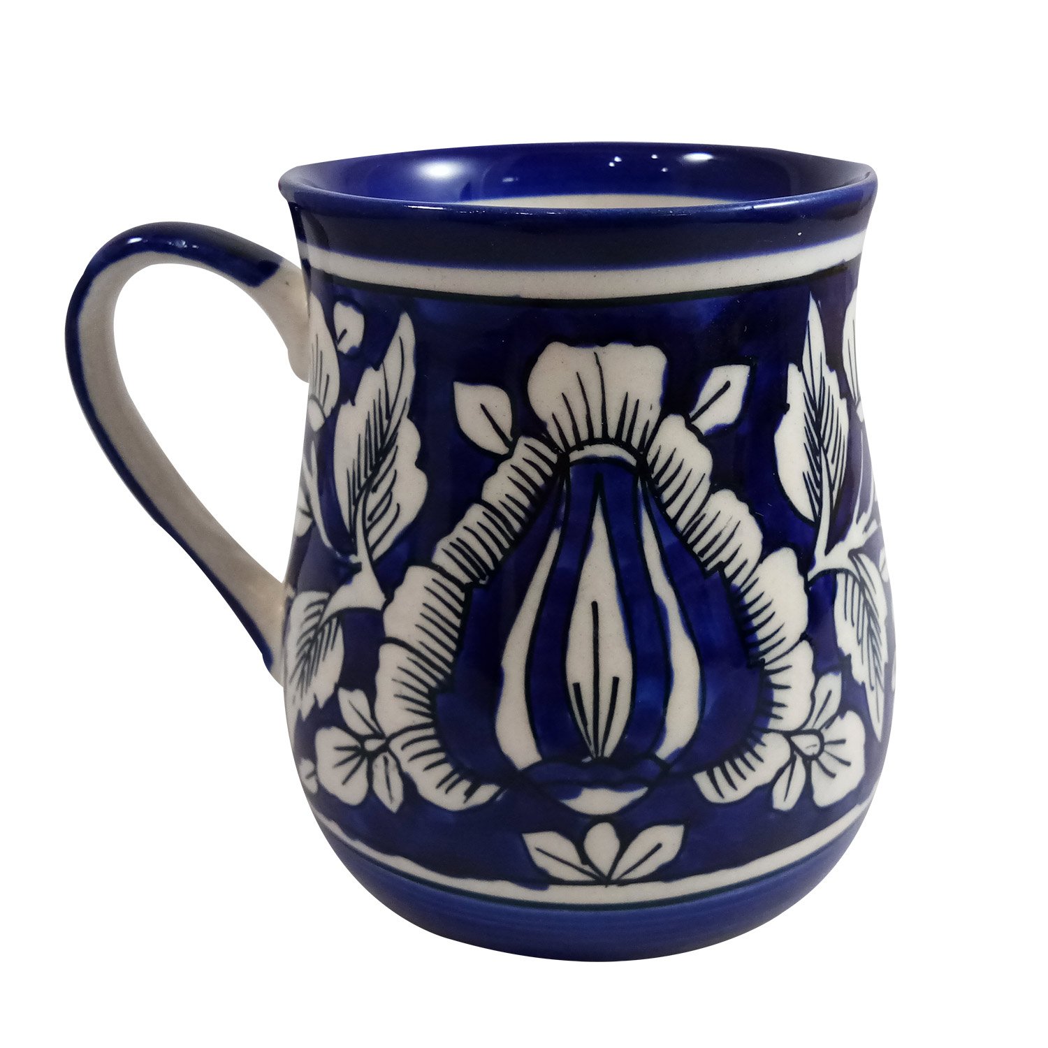 Buy India Meets India Handicraft Ceramic Mug Tea Mug Ceramic Coffee Mug ...