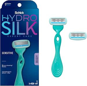 HYDRO SILK Schick Hydro Silk Sensitive Skin Razor for Women, Includes 2 ...