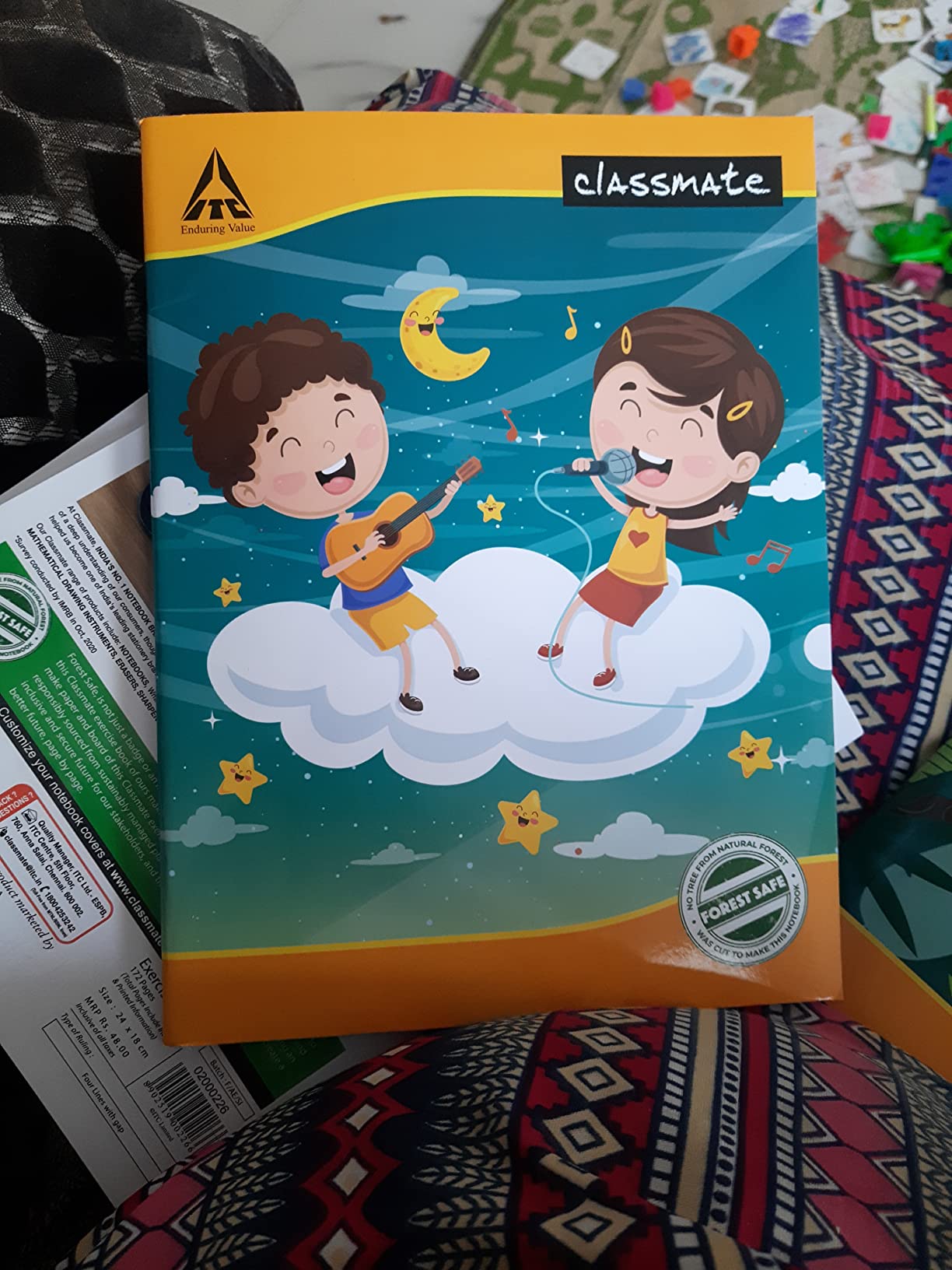 Classmate Notebook - Four Lines With Gap, 172 Pages, 240 mm x 180 mm ...