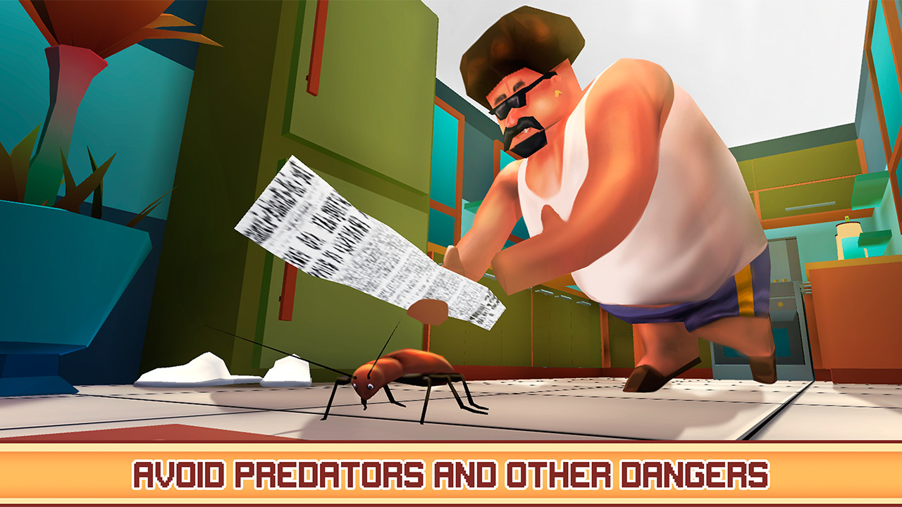 Cockroach Kitchen Bug: Insect Simulator | Beetle Bug Life Cockroach and ...