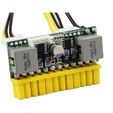 Amazon.com: Mini-Box picoPSU-80 80 watt Output 12 Volt Input DC-DC ...