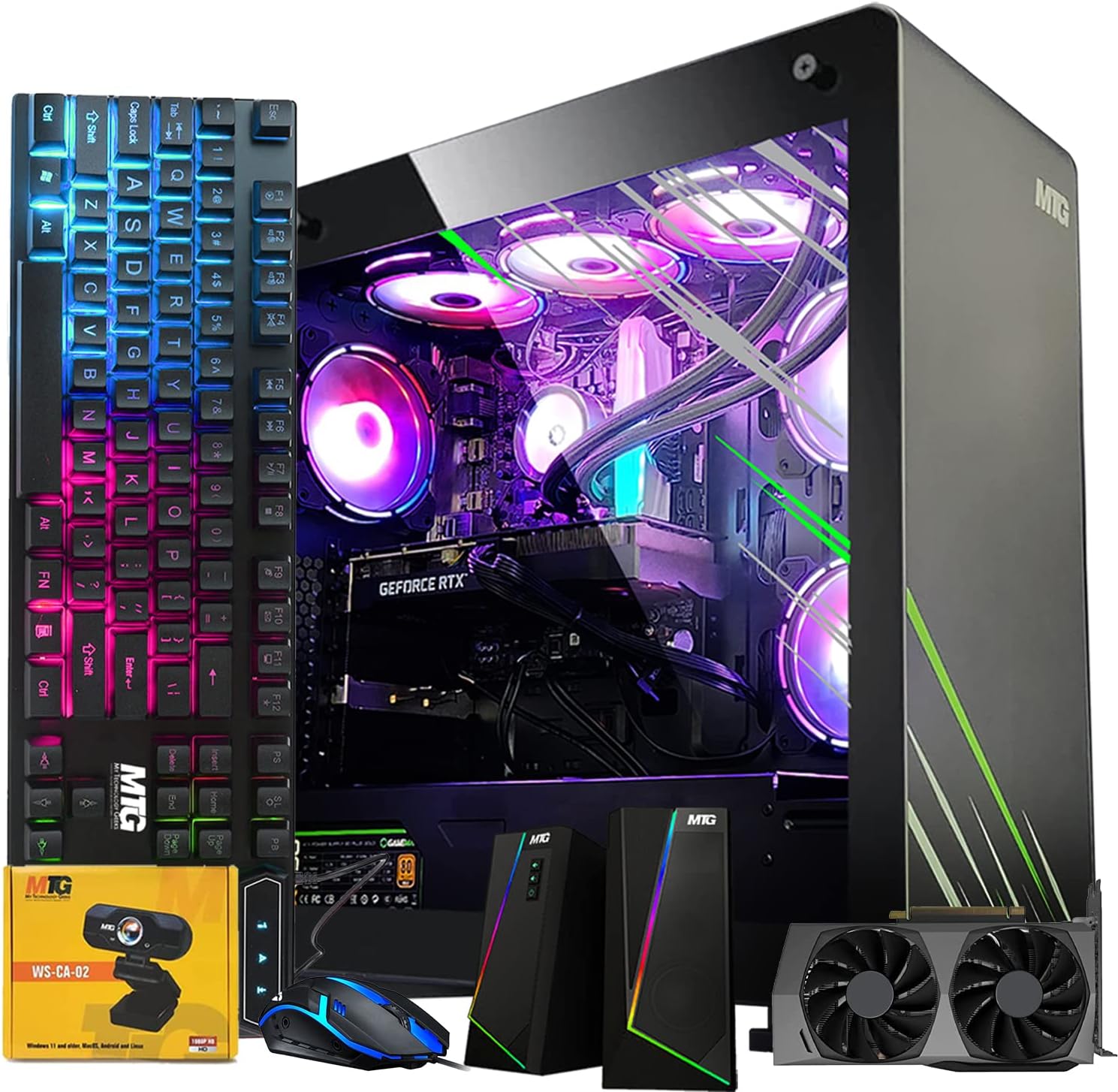Amazon.com: Aurora Max Gaming Tower PC- Intel Core i5 12th Gen, RTX ...
