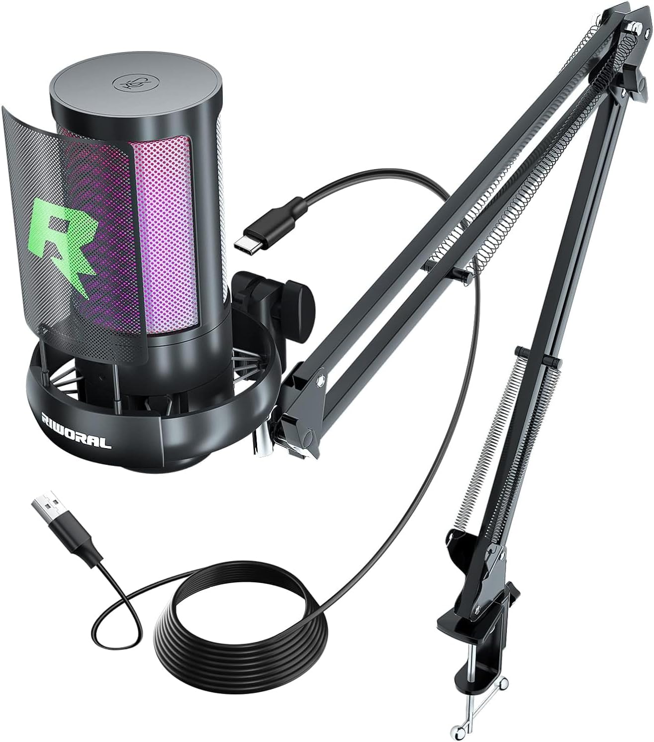 Amazon.com: K Kasonic Gaming USB Microphone for PC, Home Studio ...