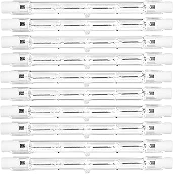 DIQMIAQ R7S Bulbs Halogen Light Bulbs 118mm Type T Bulb 150W 120V ...
