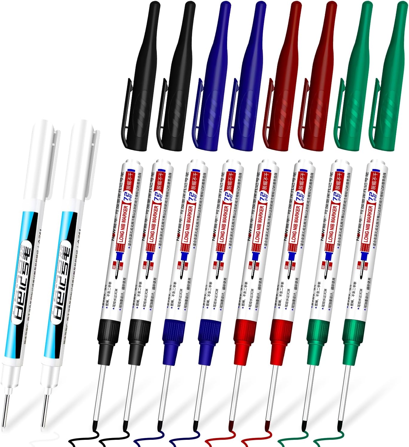 Wonwood_direct Drill Hole Marker Deep Hole Marker Metal 32 mm Extra ...