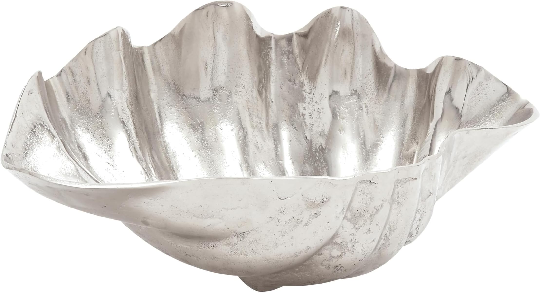 Amazon.com: Mud Pie Layered Sea Shell Bowl, 4 3/4" x 10" dia, WHITE ...