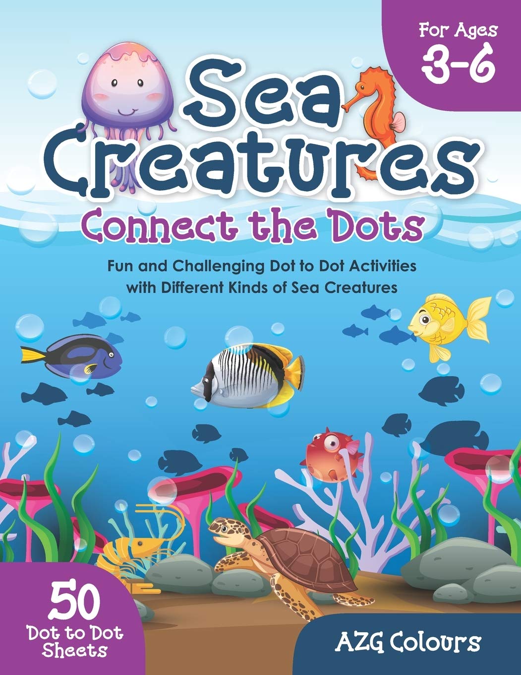 Sea Creatures Connect The Dots For Ages 3 6 Fun | Desertcart GB