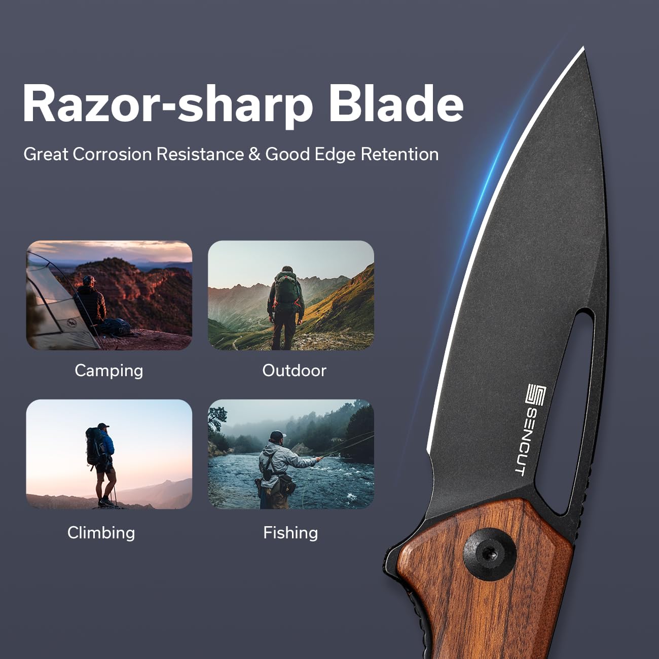 Snapklik.com : Mims Pocket Folding Knife For Everyday Carry