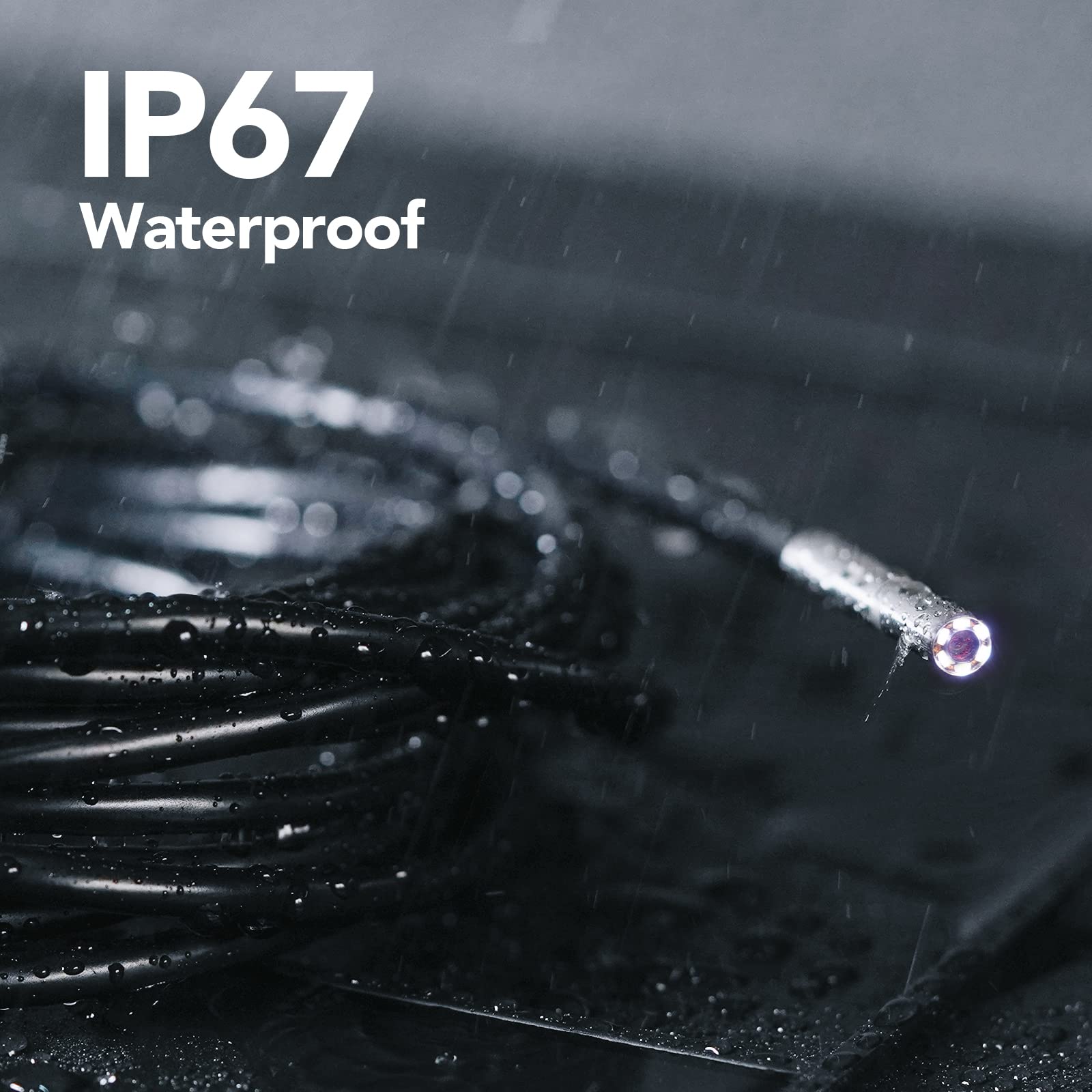 Snapklik.com : Wireless Endoscope, DEPSTECH 3.9mm Super Slim Borescope ...