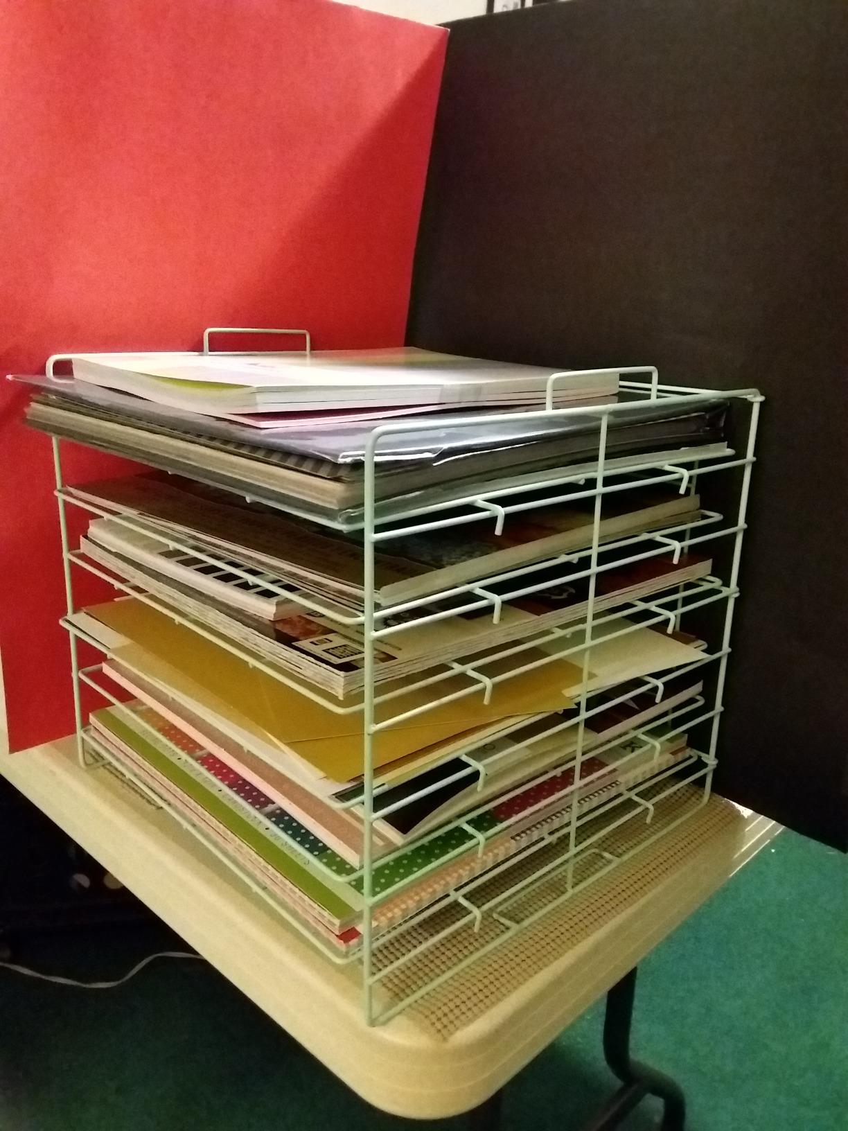 Amazon.com: American Crafts Crate Desktop Storage Paper Rack