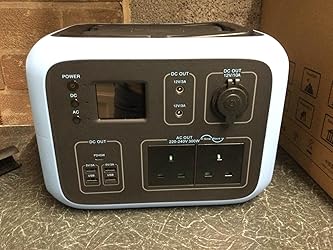 POWEROAK Portable Power Station 500Wh Solar Generator 300W/230V AC ...