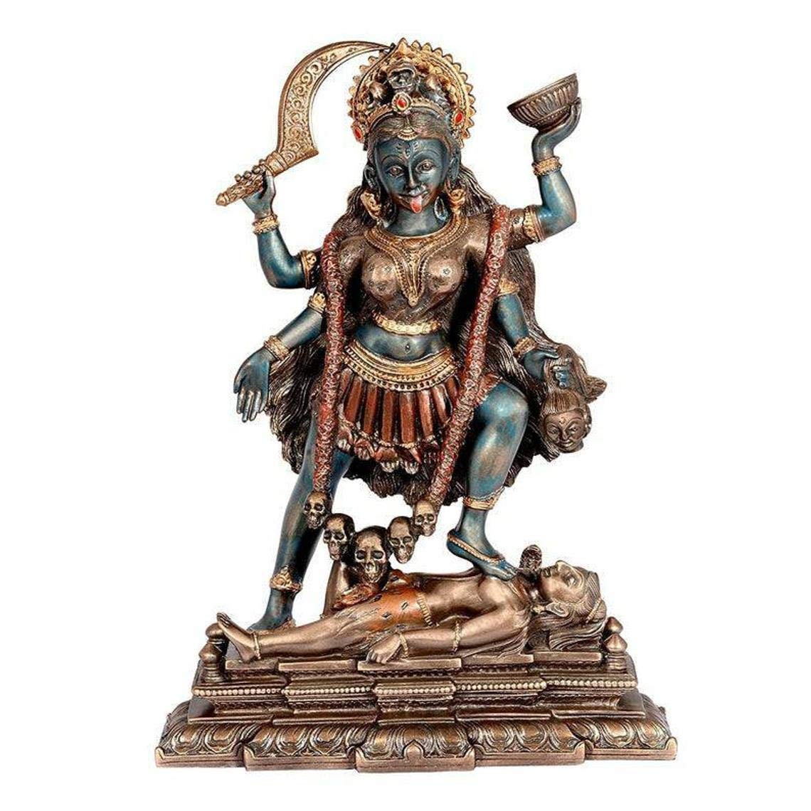 Buy Kali maa Statue, 7.5inches, Mahakali Statue, Goddess Kali maa ...