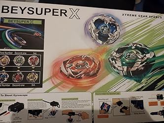 Amazon.com: ASVEXKW Bey Battling Set, Spinninning Top Burst Blade Toy ...