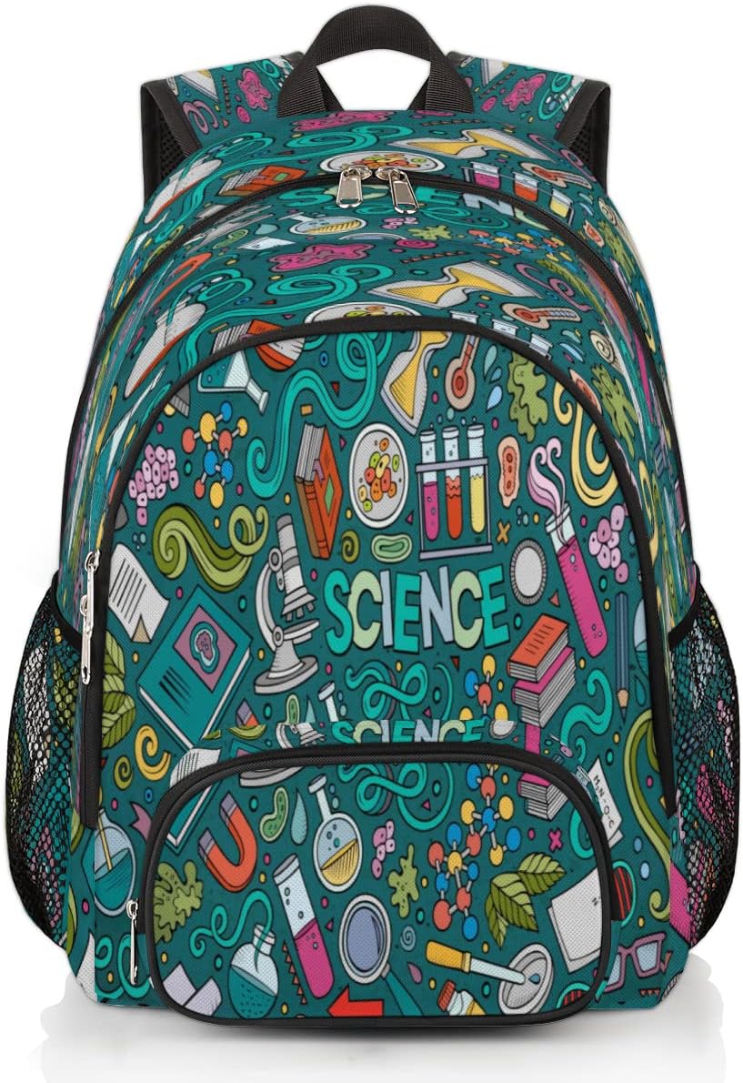 Amazon.com | Elementary School Bags for Teens, Science Chemistry Kids ...