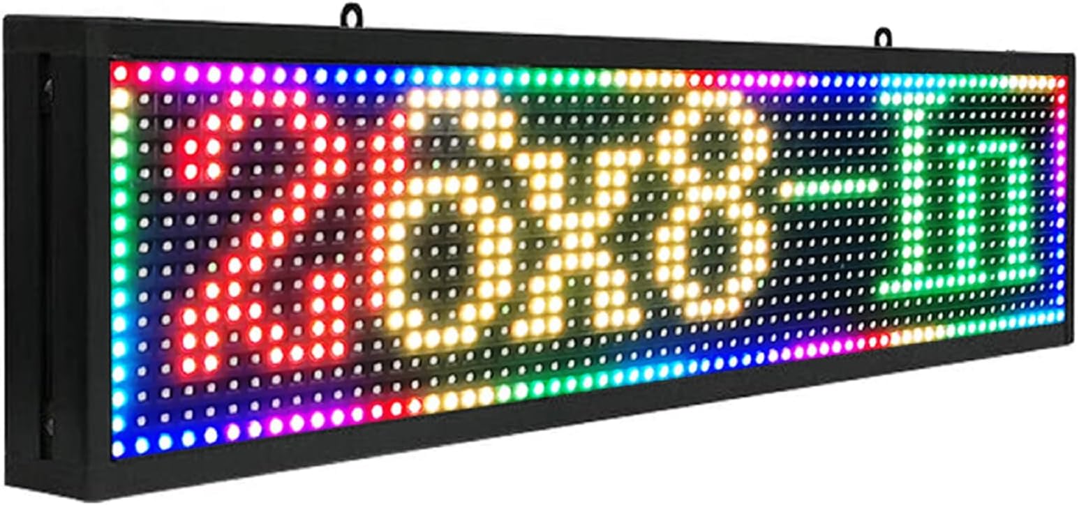 Amazon.com : Outdoor P10 LED Digital Sign - RGB Full Color WiFi ...