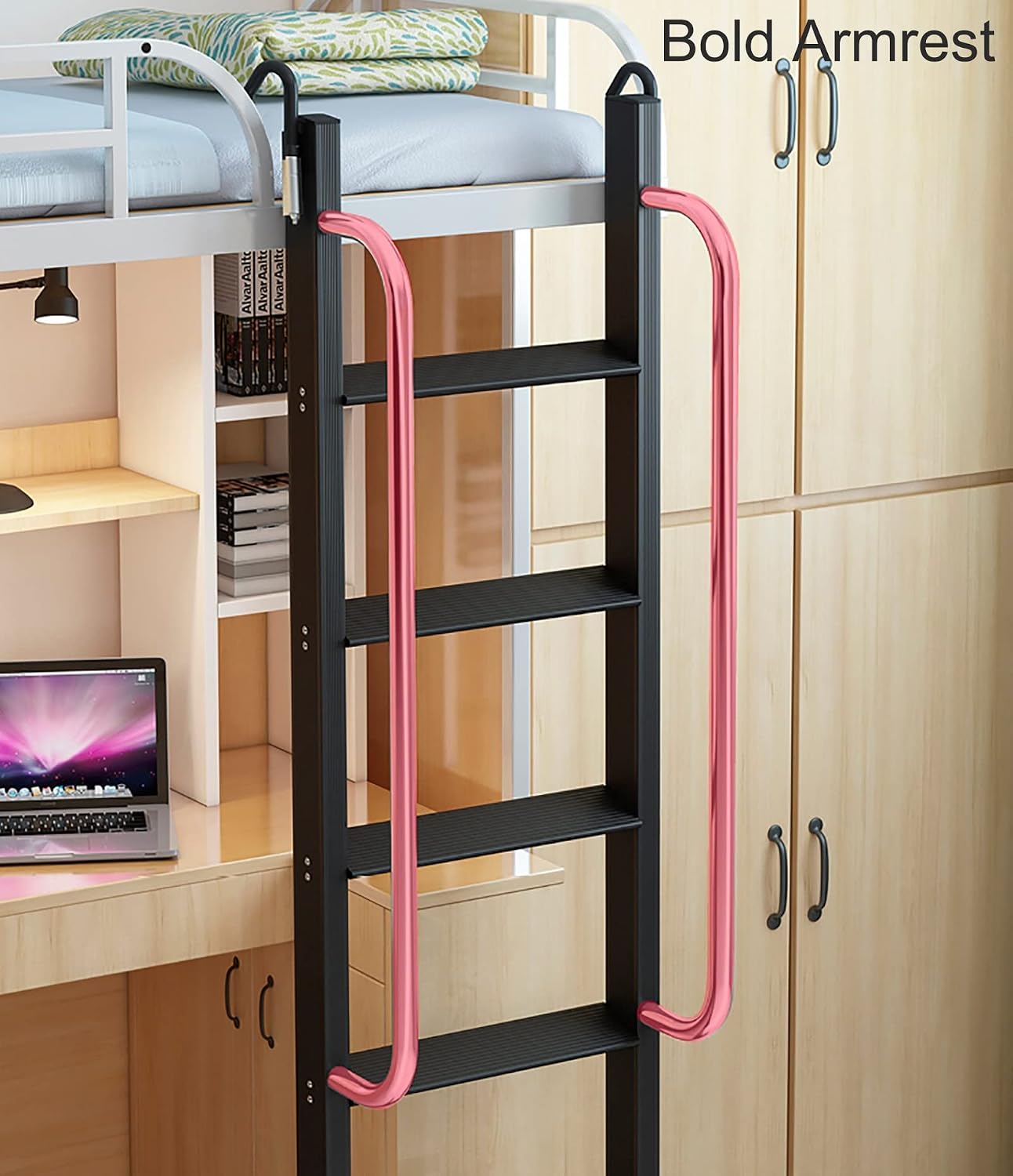 Dormitory Home – Escalera de litera con pasamanos aleación de aluminio ...