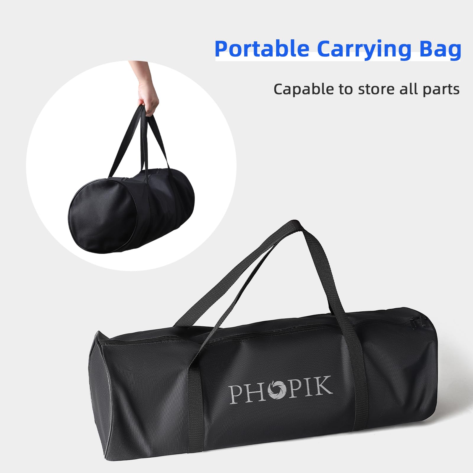 Upgraded Backdrop Stand - PHOPIK 7x10ft Adjustable Photoshoot ...