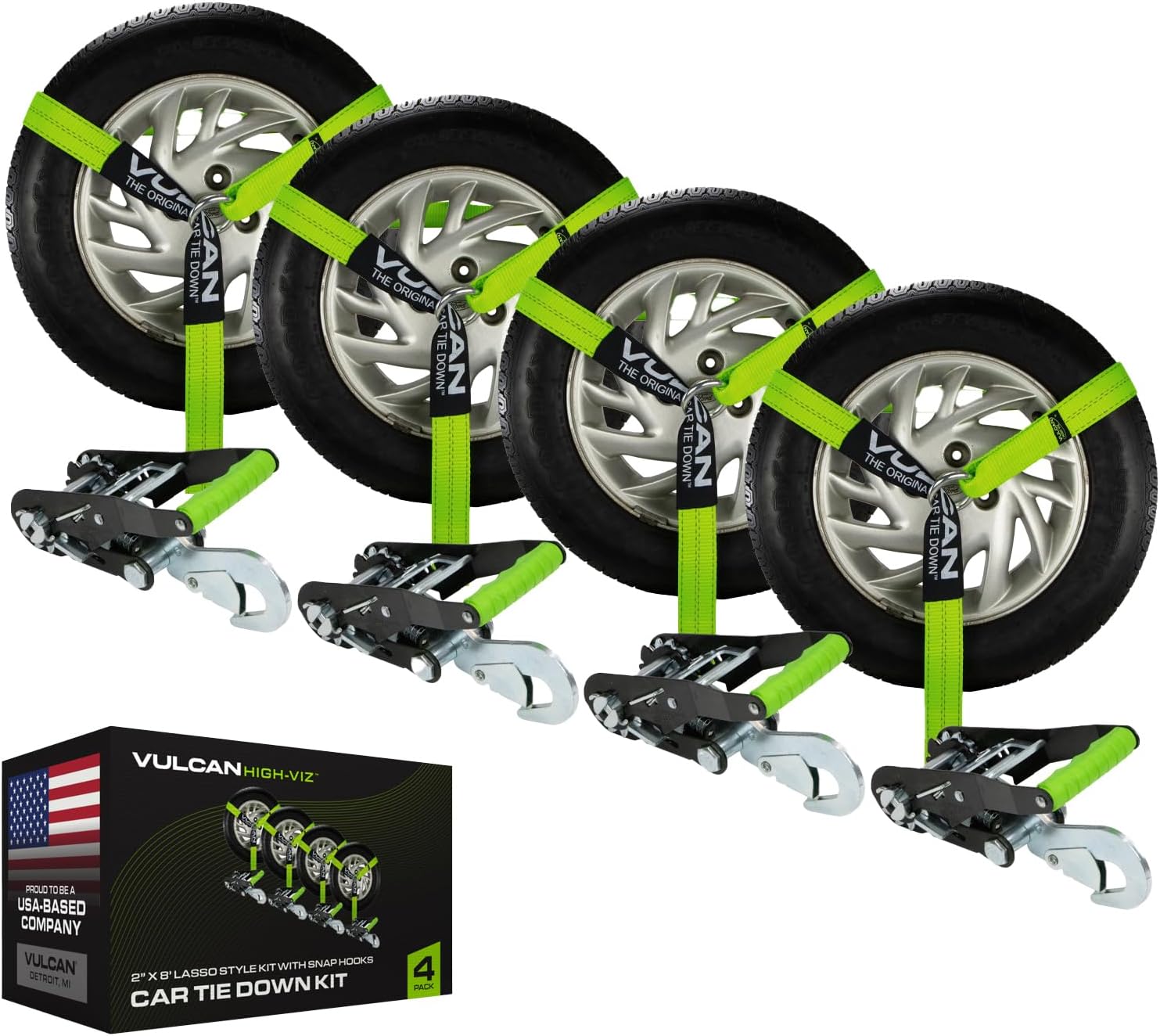 Amazon.com: VULCAN Wheel Lift Harnesses with Snap Hooks - Bonnet Style ...