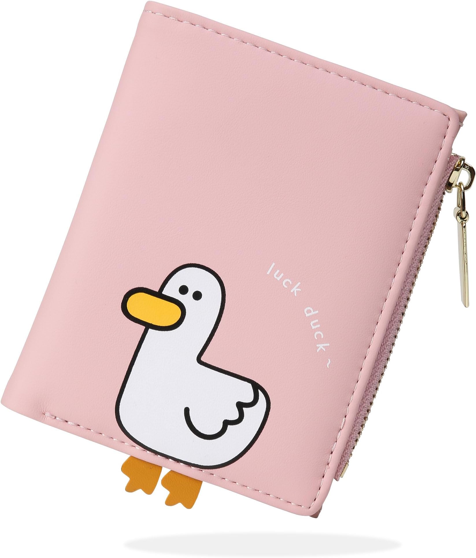 Amazon.com: CONISY Cute Wallets for Women, Leather Bifold Small Wallet ...