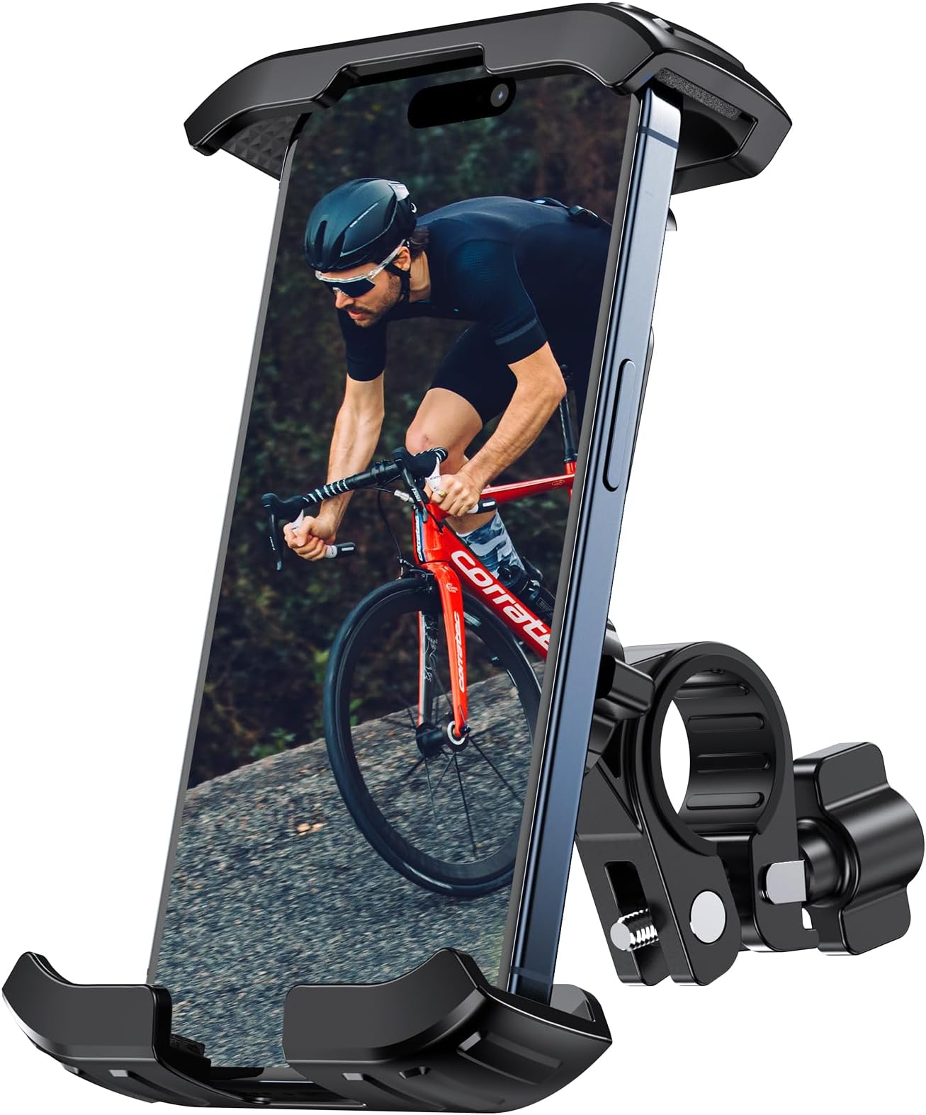 Amazon.com: Miracase Bike Phone Holder, [Selfie-Friendly] Bike Phone ...