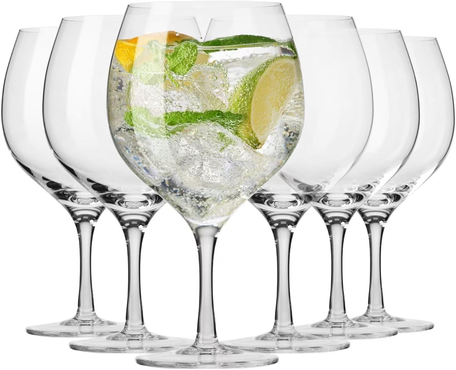 Set 4 Copas de pie de Vidrio para Cubata color Ambassador 79 CL ...