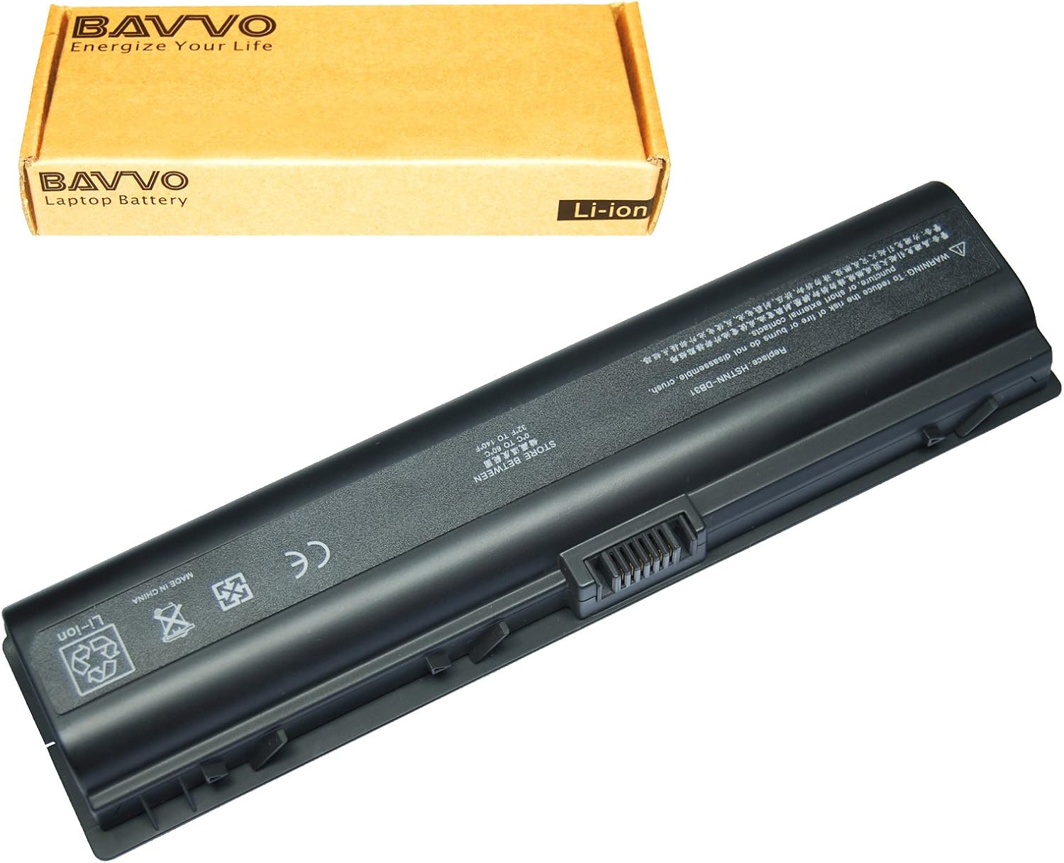 Bavvo Batería de Ordenador 12-células compatible con HP/Compaq HSTNN ...