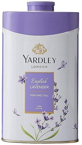 Yardley London Perfumed Talcum Powder for Women, English Lavender, 100g ...